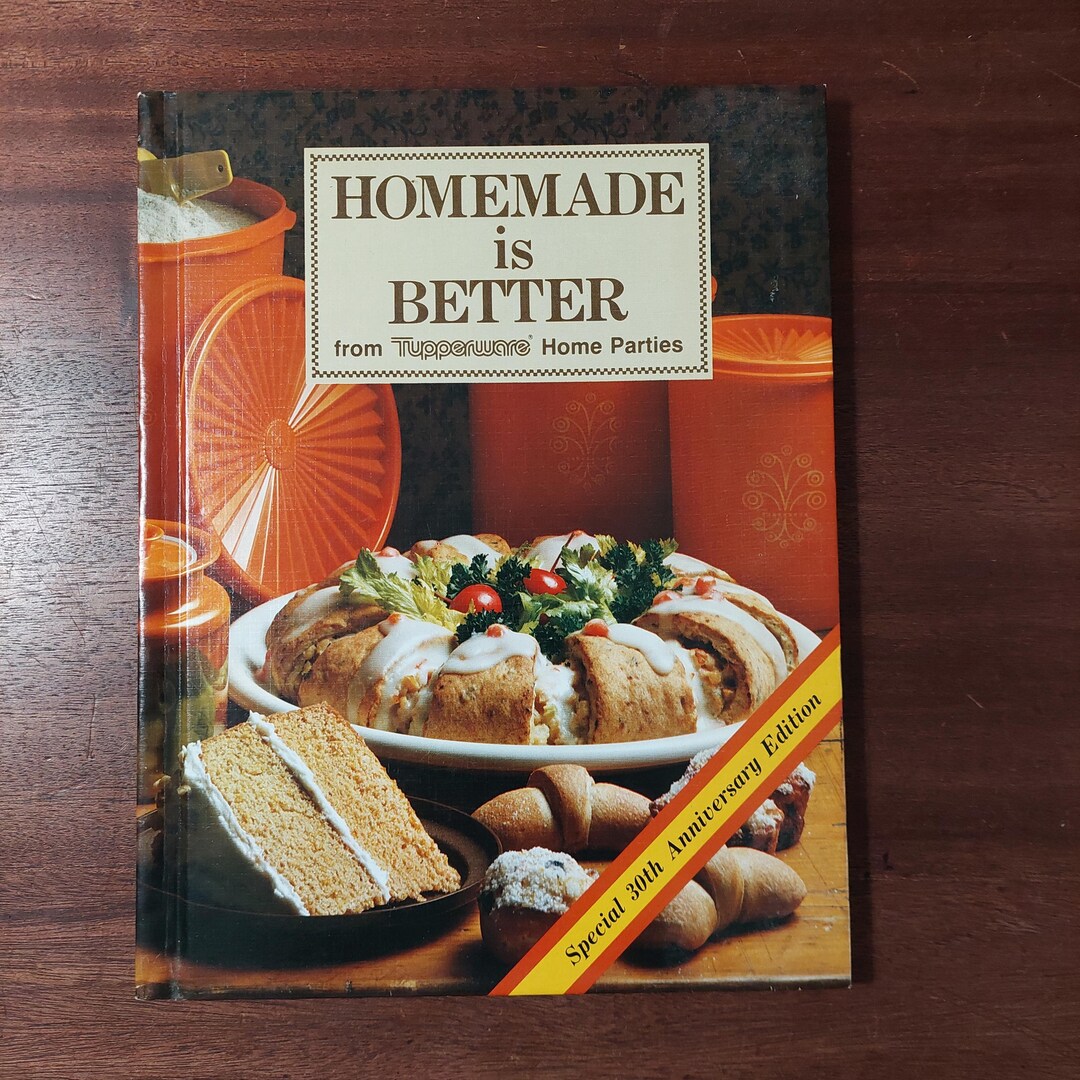 Tupperware Recipe Book , Homemade is Better - Etsy