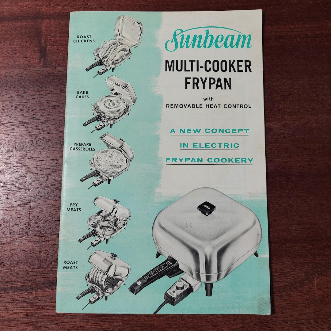 Guidebook for Sunbeam Multi-cooker Frypan - Etsy
