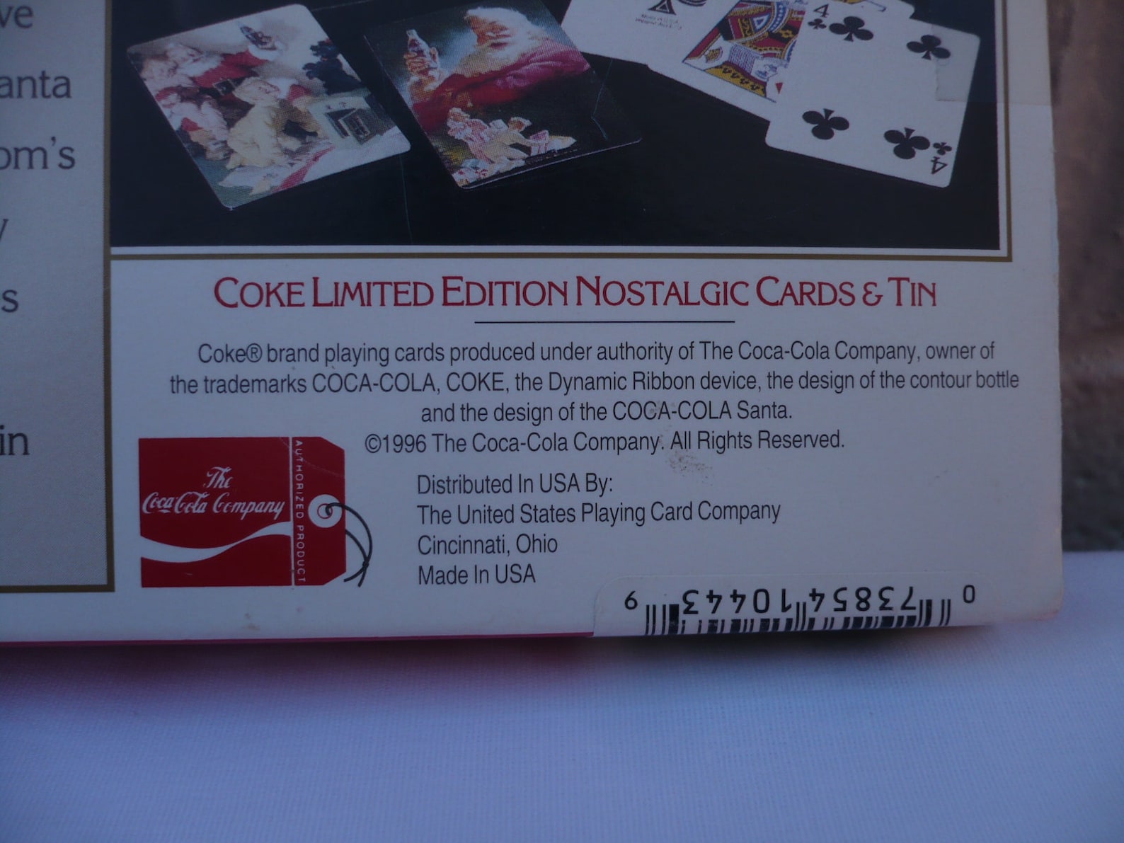 Coca-cola Playing Cards in Tin - Etsy