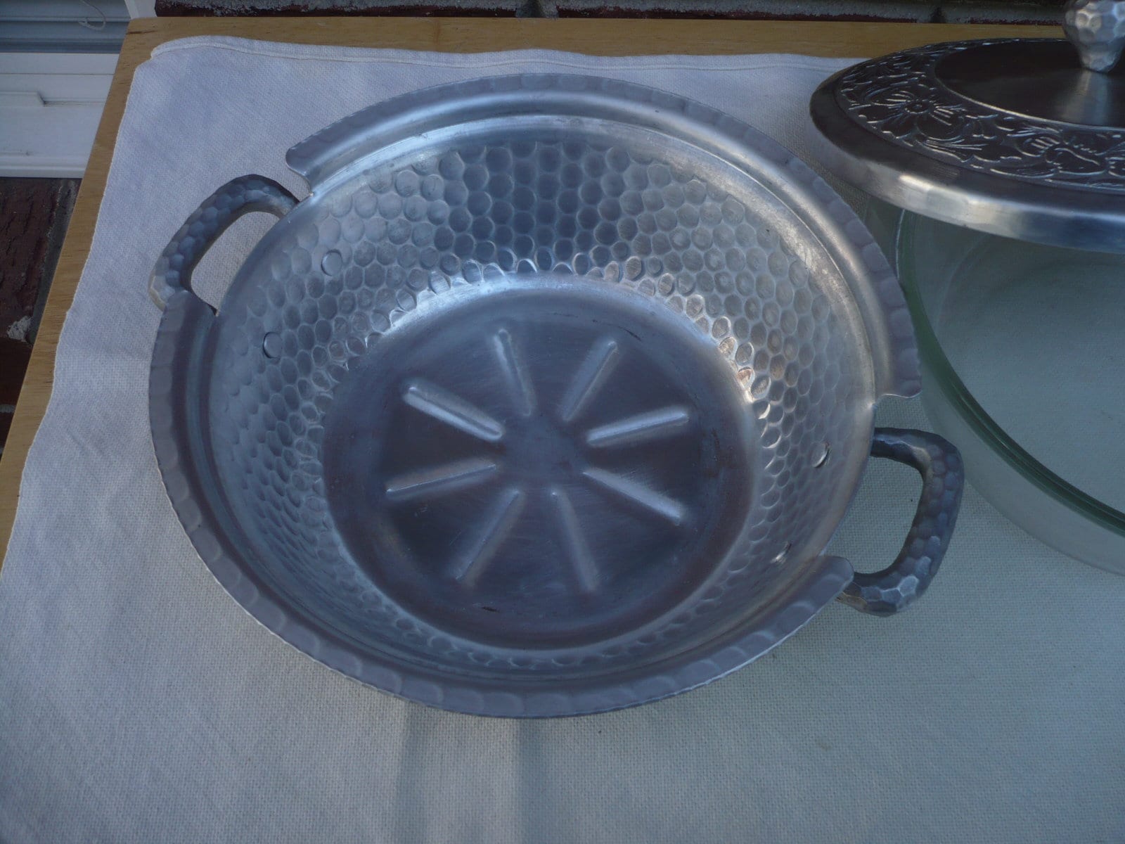Hand Forged Covered Aluminum Casserole - Etsy