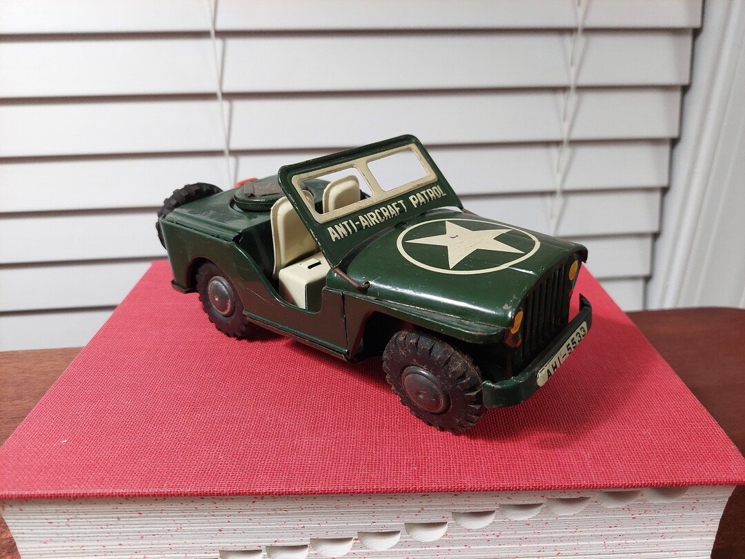 US Army Jeep Friction Toy - Etsy