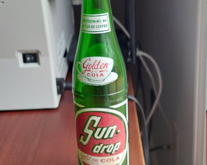 Sun-drop Golden Girl Cola Bottle - Etsy