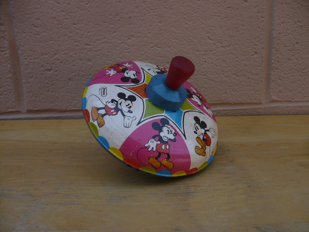 Mickey Mouse Spinning Top - Etsy