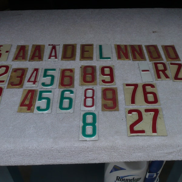 Metal Numbers - Etsy