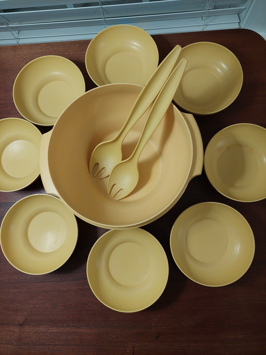 Vintage Tupperware Salad Set - Etsy