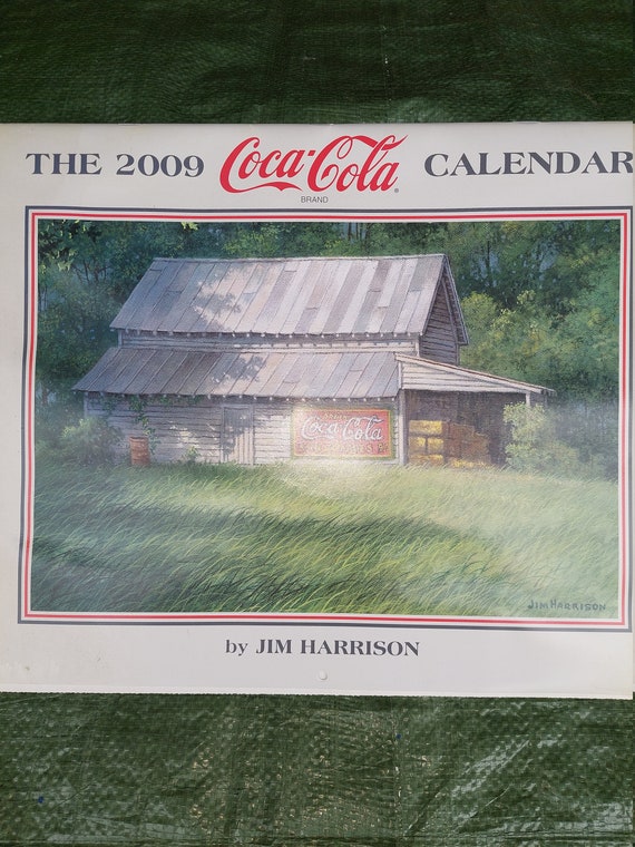 Jim Harrison Prints on Coke Calendar | Etsy