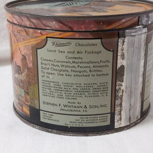Vintage Whitman's Chocolates Tin - Etsy