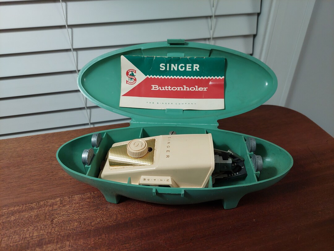 Vintage Singer Buttonholer - Etsy