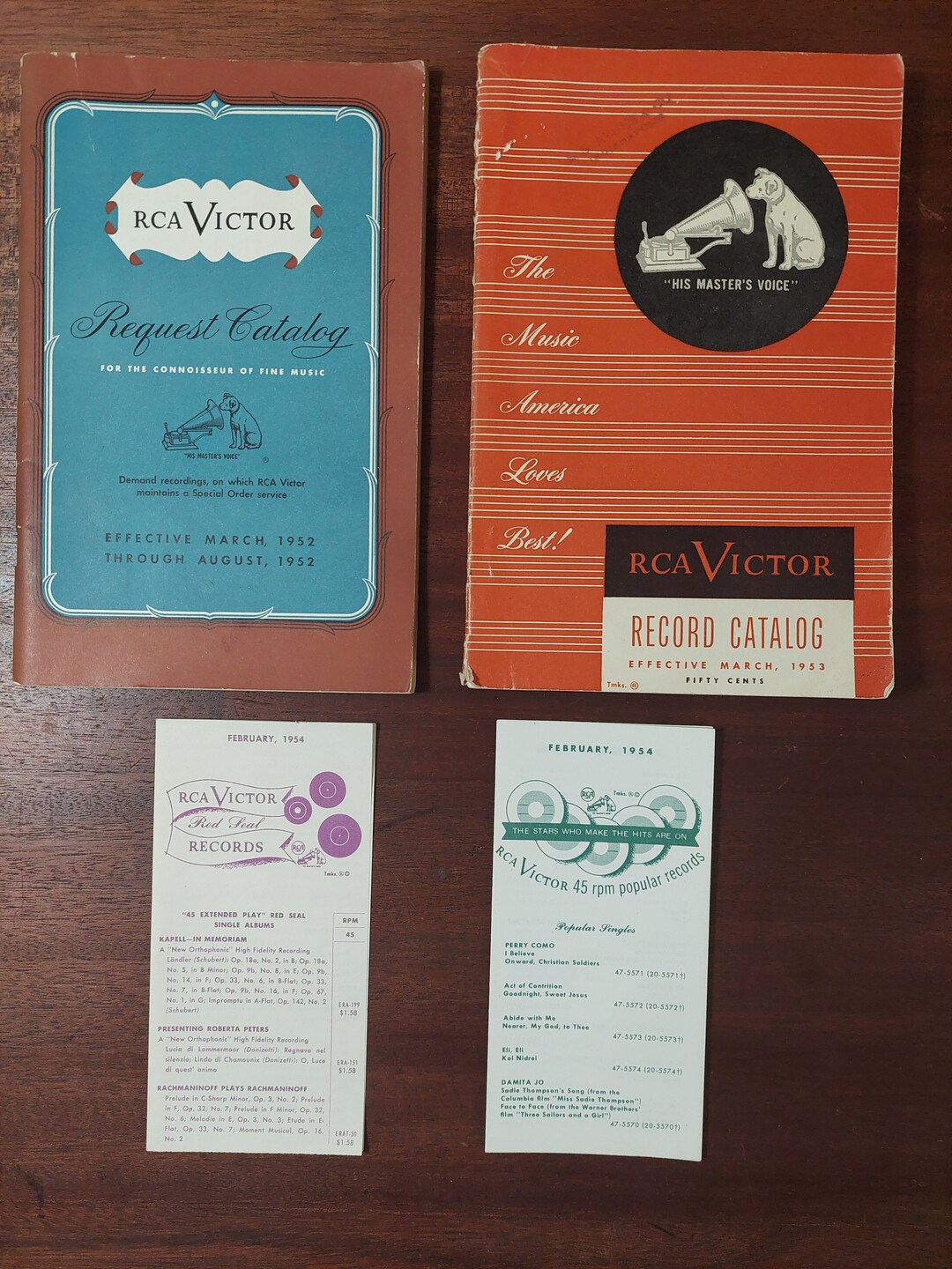Collection of RCA VICTOR Record Catalogs - Etsy