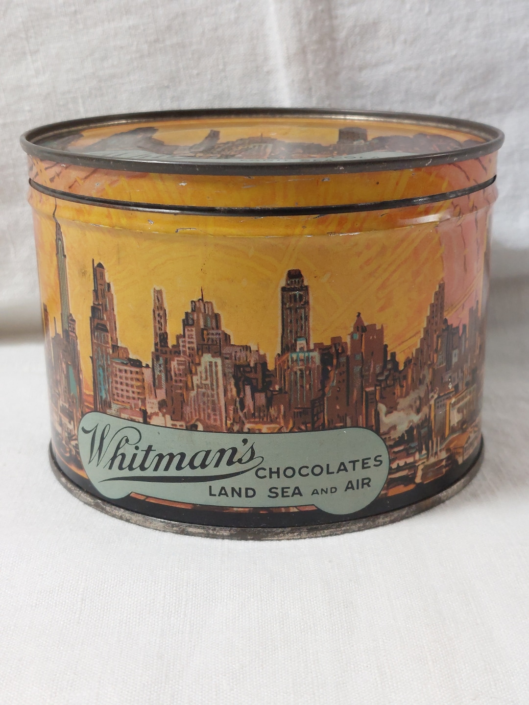 Vintage Whitman's Chocolates Tin - Etsy