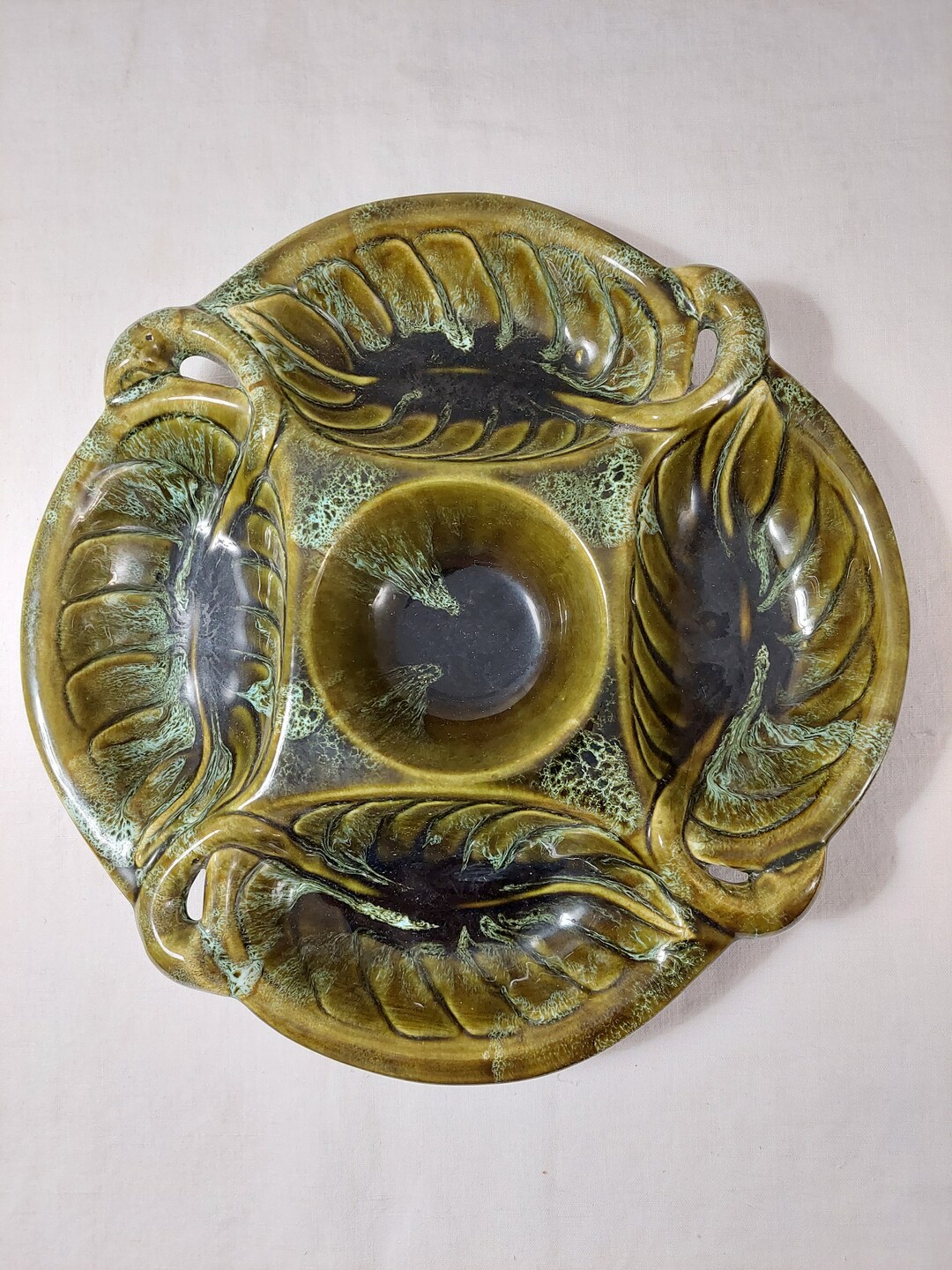 Vintage Wade of California Art Pottery Divided Tray - Etsy