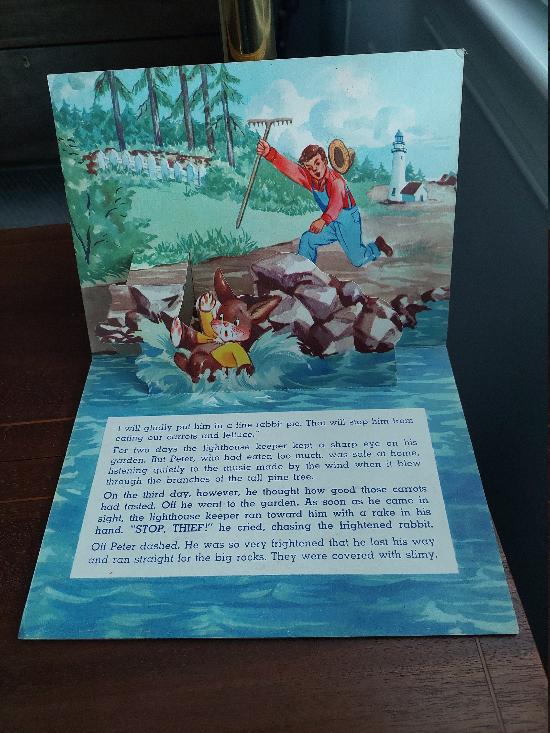 Vintage Pop-up Book Peter Rabbit - Etsy