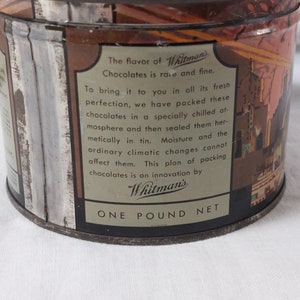 Vintage Whitman's Chocolates Tin - Etsy