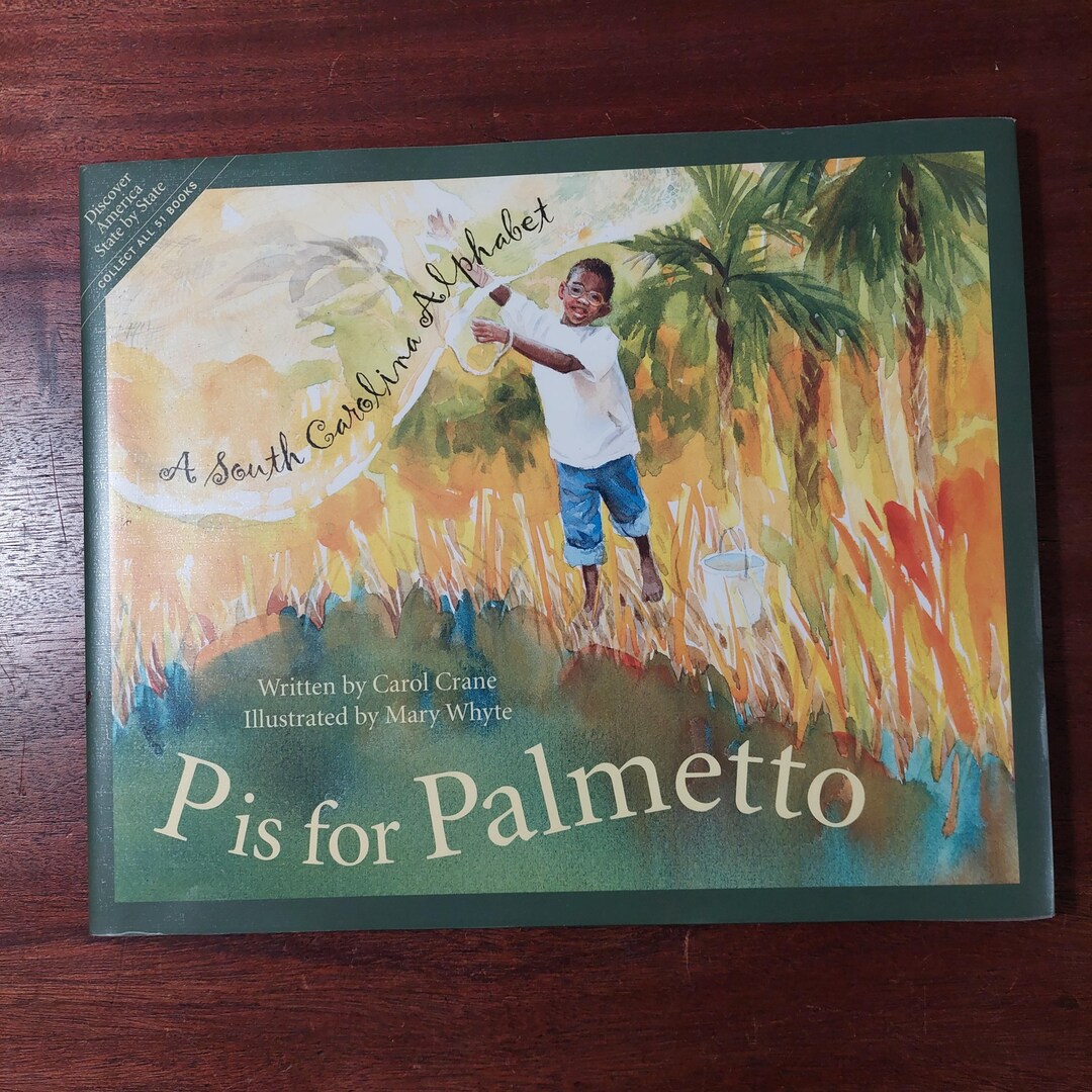 P is for Palmetto , South Carolina Book - Etsy
