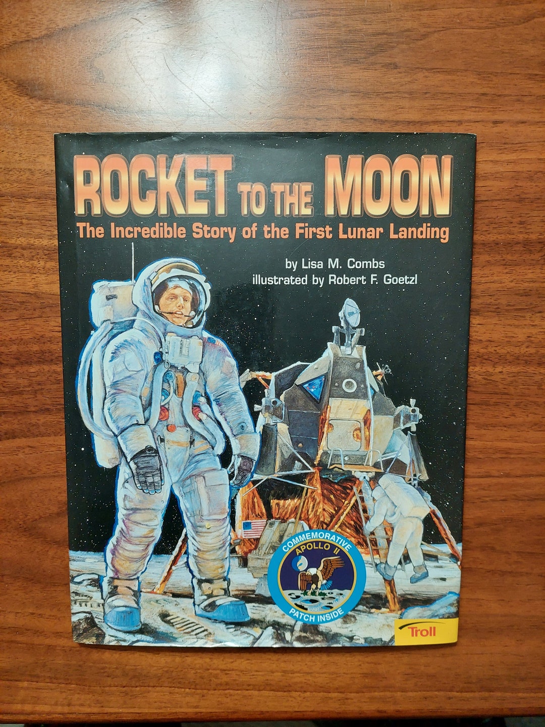 Book About Apollo 11 , Rocket to the Moon - Etsy