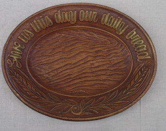 Give Us This Day Our Daily Bread Vintage Plate | Etsy