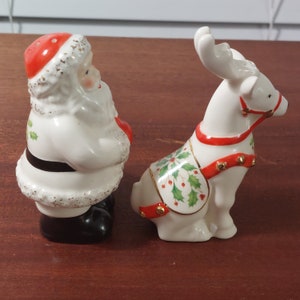 Lenox Christmas Salt and Pepper Shakers - Etsy
