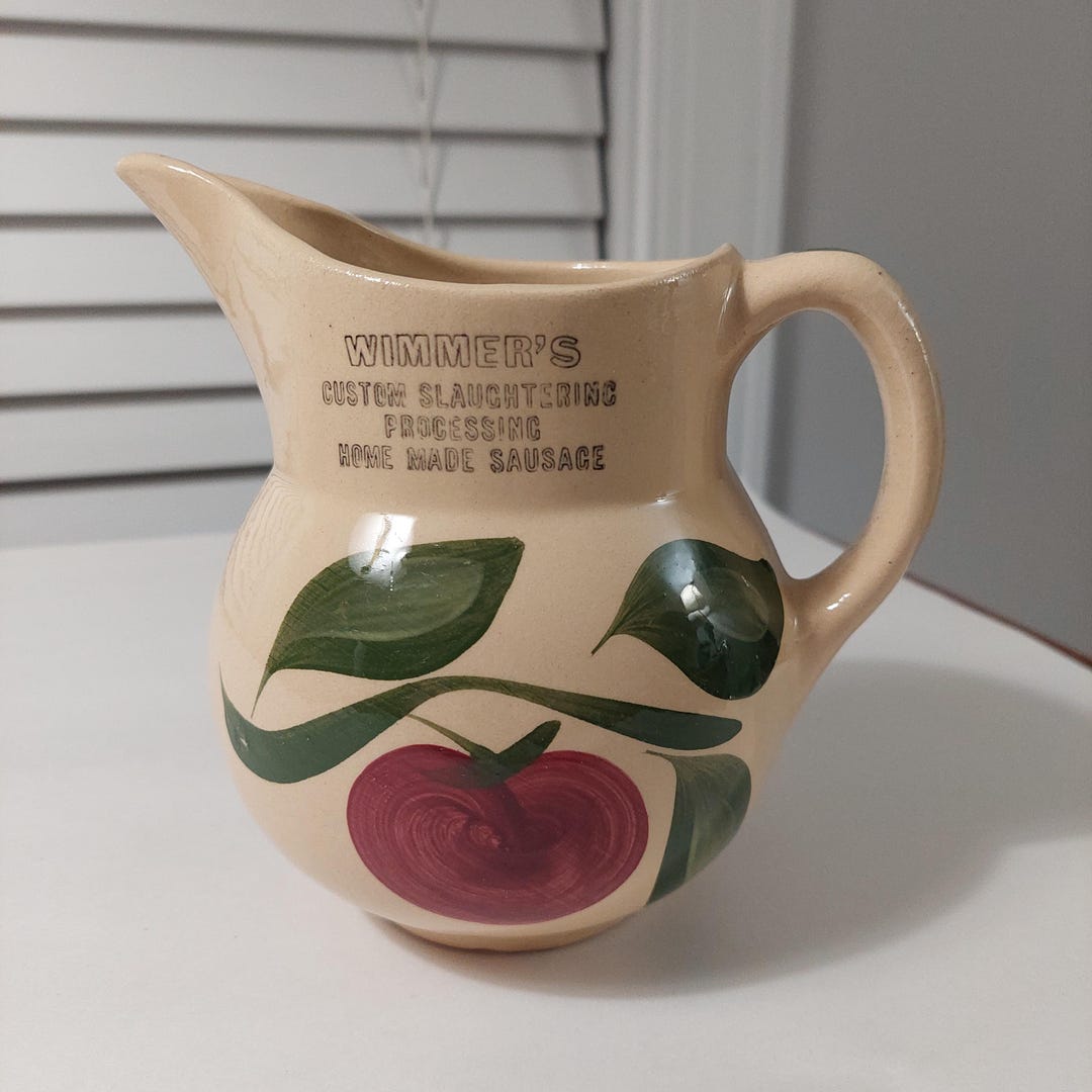Watt Apple Pitcher 15 With Advertisement - Etsy