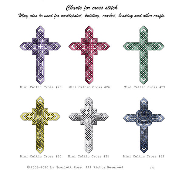Celtic Cross Stitch Bookmark Pattern - Etsy