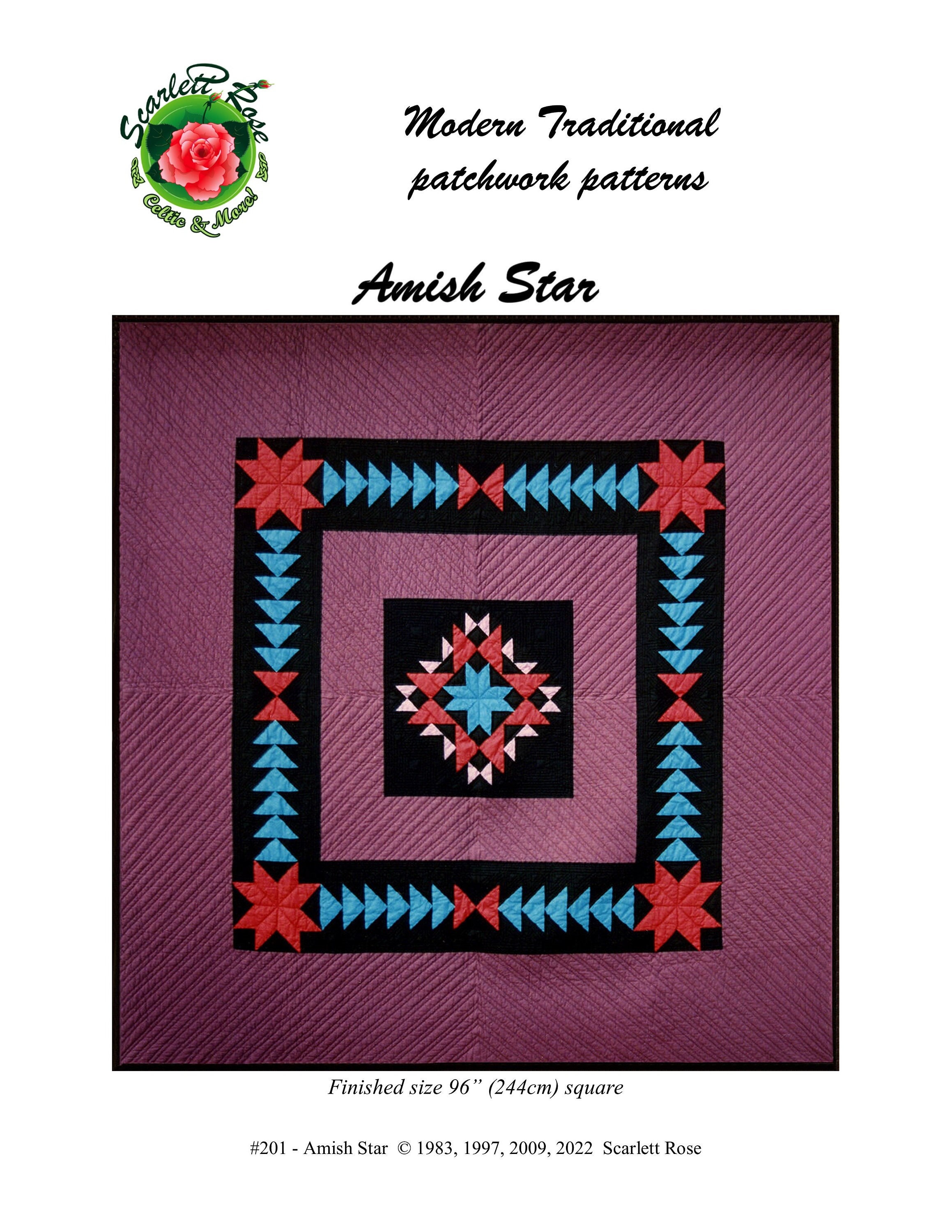 Amish Quilt Patterns For Beginners Rosebud Quilting: Amish Style Quilt