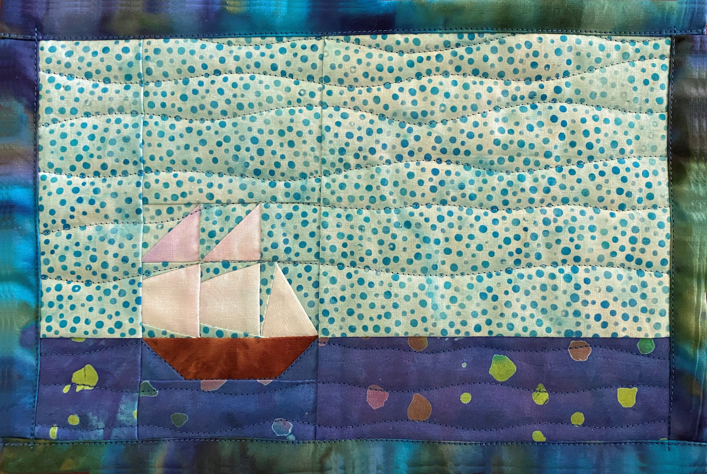 The Mayflower Modern Paperpieced Ship Pattern Pdf - Etsy