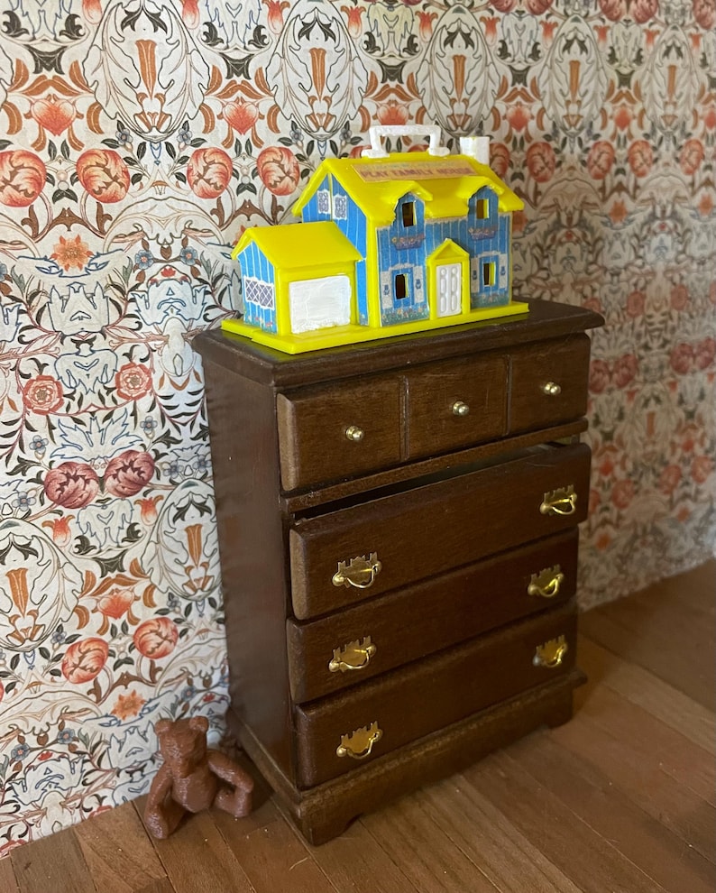 TINIER Dollhouse Miniature, 60s 70s Vintage Replica Toy Play House by à ...