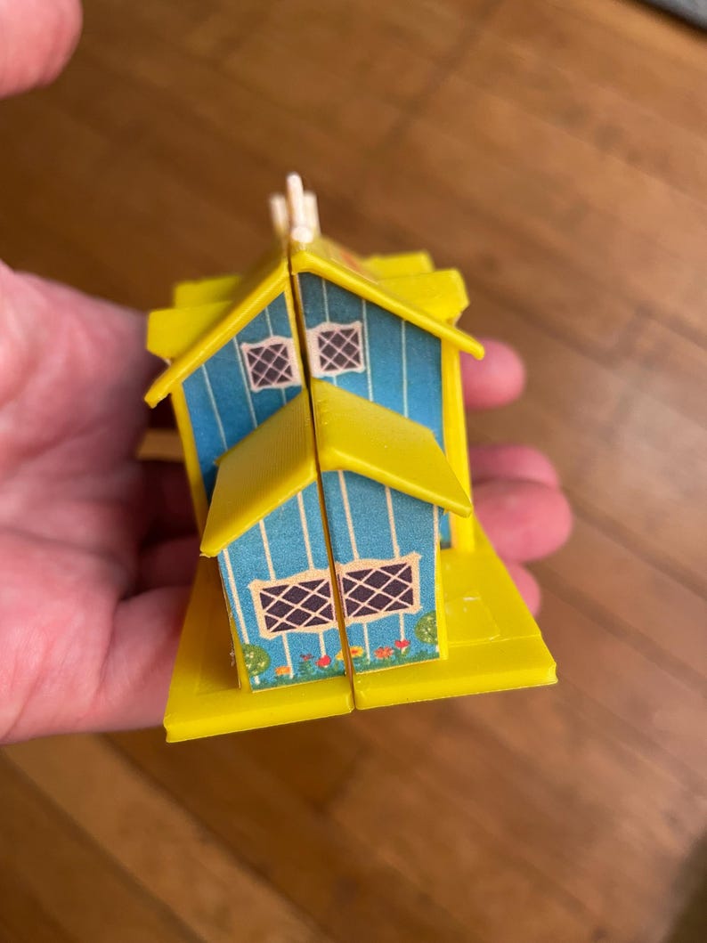 KIT for 1:144 Dollhouse Miniature, 60s 70s Vintage Replica Toy Play ...