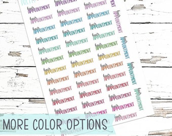 Custom Script Stickers, Custom Text Stickers, Planner Stickers GHS-07 ...