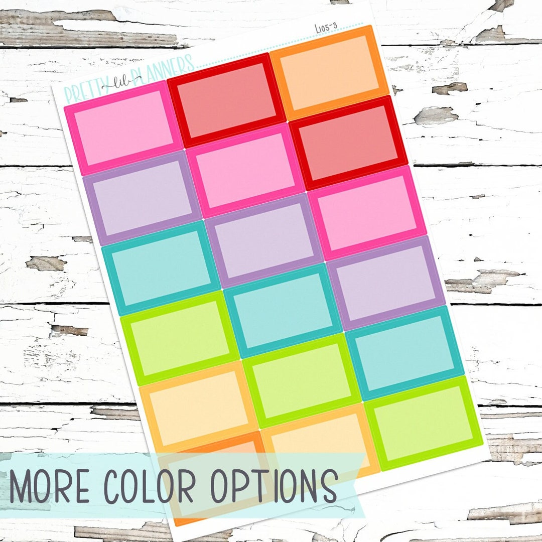 Basic Labels Planner Stickers, Appointment Labels, Reminder Stickers ...