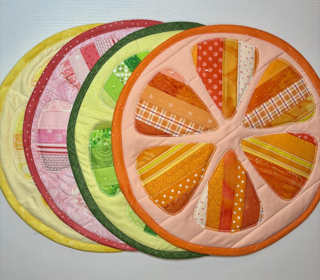 Citrus Slice Placemats - Etsy