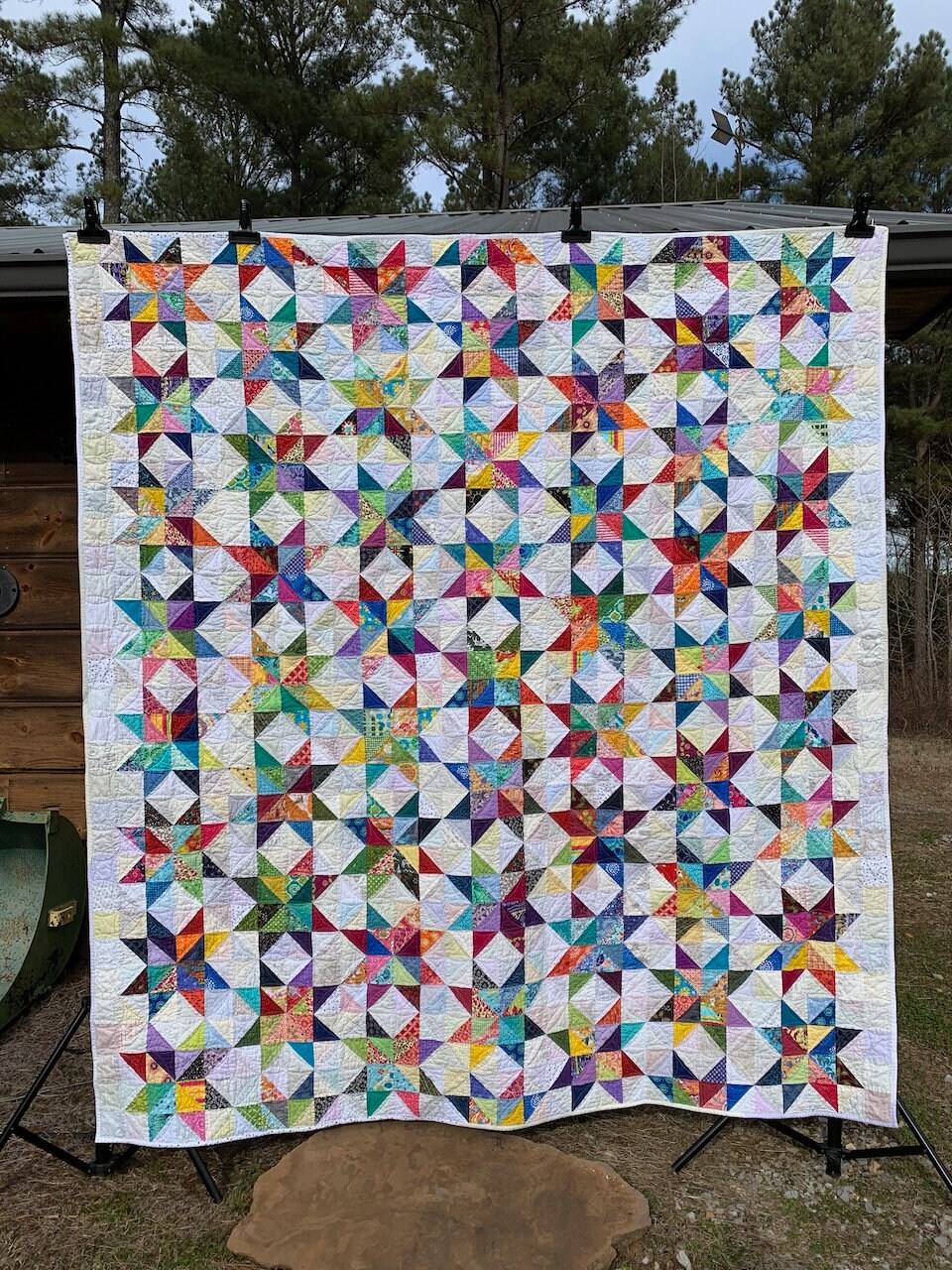 Stardust Downloadable Quilt Pattern Queen Throw and Baby Sizes - Etsy