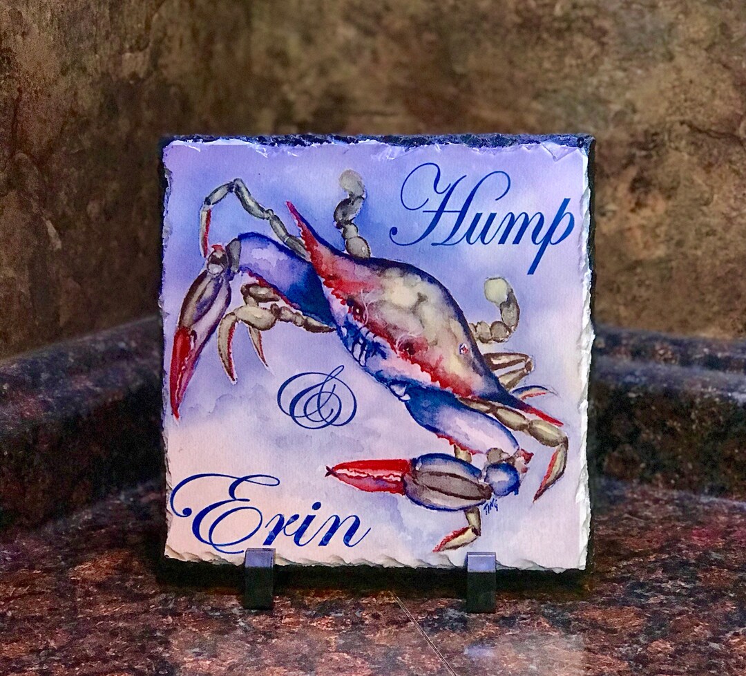 Custom Photo Rock Plaque, Personalized Slate Award With Stand - Etsy