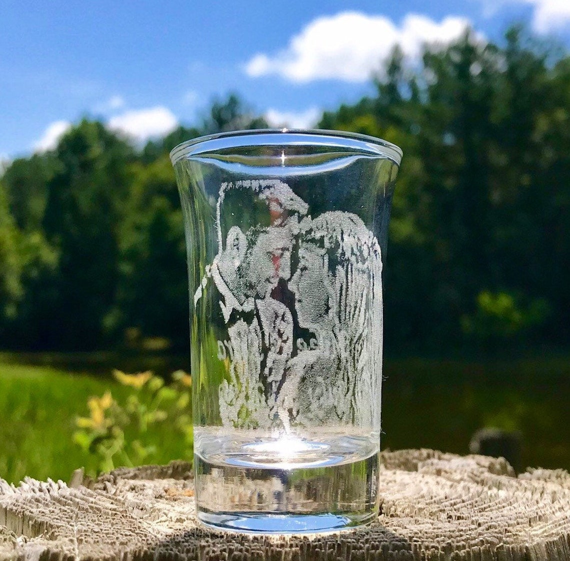 Custom Shot Glass Set Photo Engraved Shot Glasses Wedding - Etsy