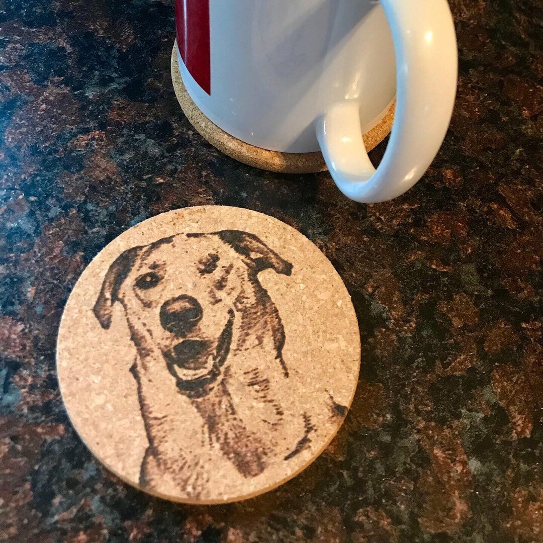 Custom Photo Engraved Cork Coasters,picture Engraved Coaster, Absorbent ...