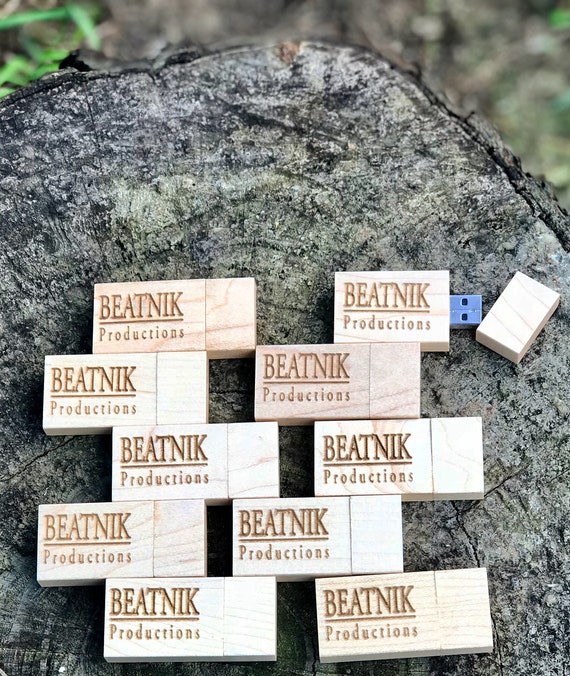 Custom Engraved USB Wooden Flash Drive - Etsy