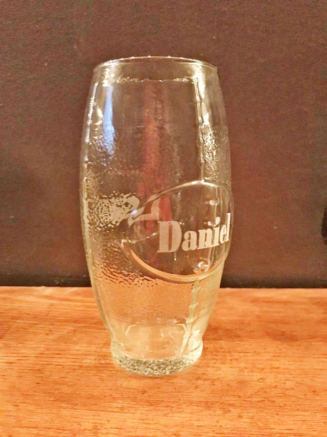 Personalized Engraved Football Shaped Glass Tumbler - Etsy