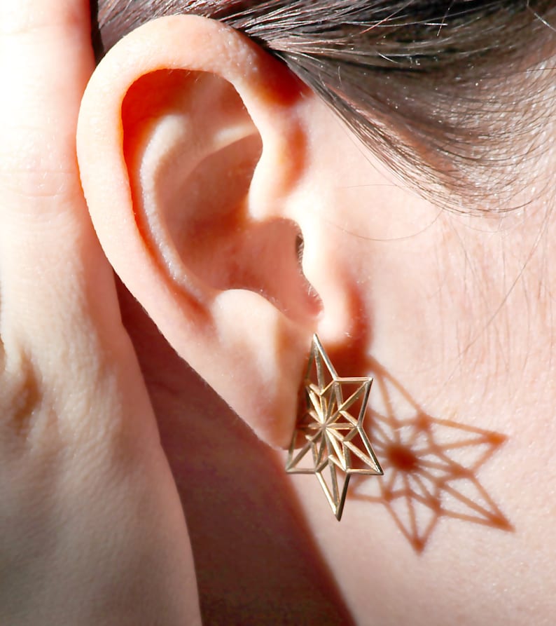 Flying Star Earrings - Etsy