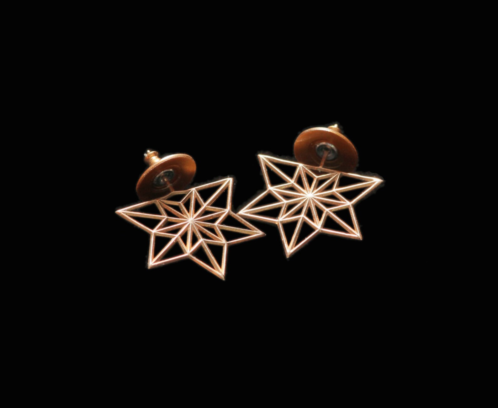 Flying Star Earrings - Etsy