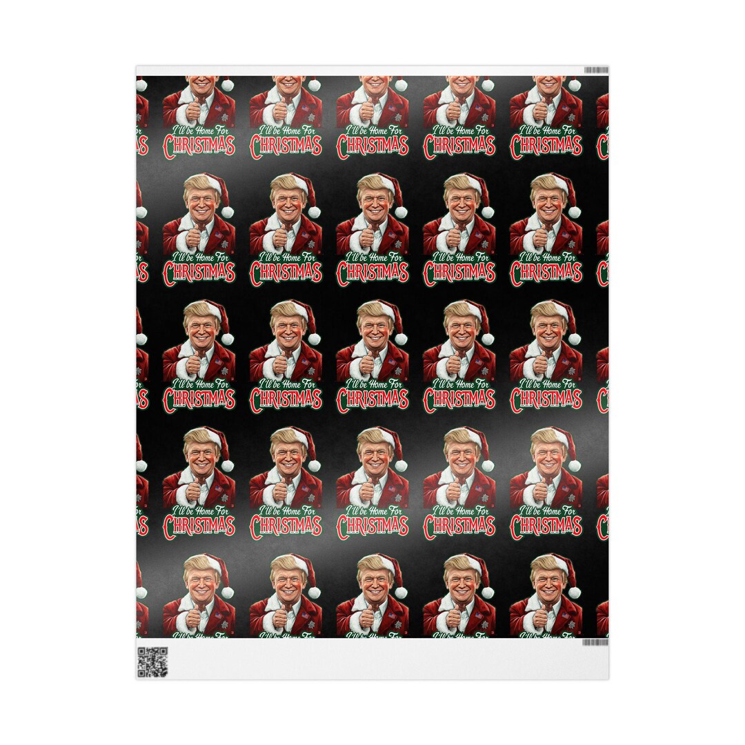 Funny Christmas Wrapping Paper, Holiday Gift Wrap, Unique Christmas ...