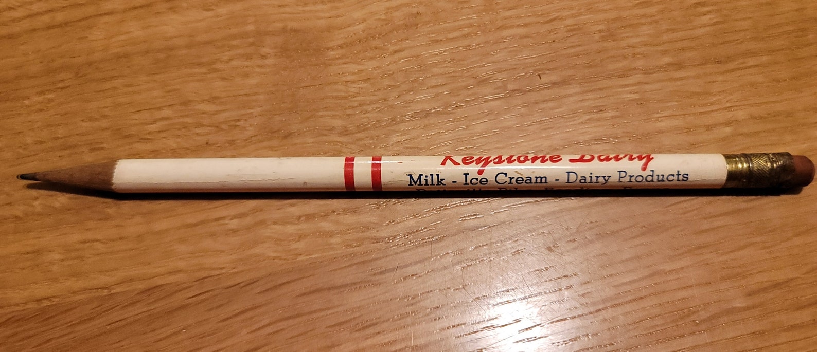 Random Lot of 10 Vintage USED Advertising Pencils Round Hexagon Lead ...