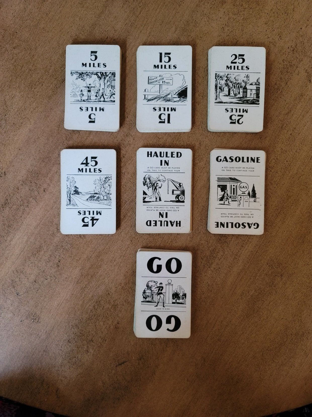 1930's Game Cards / Touring Card Game / Individual Cards / Parker ...
