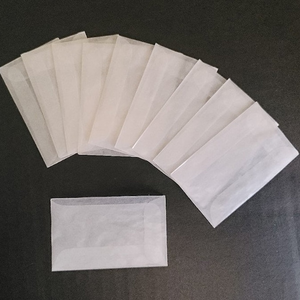 Glassine Envelope - Etsy