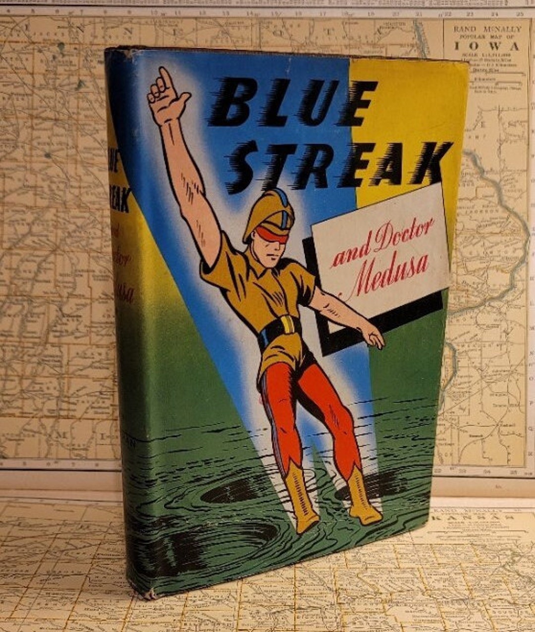 Vintage Book - Blue Streak and Doctor Medusa by Art Elder Whitman ...