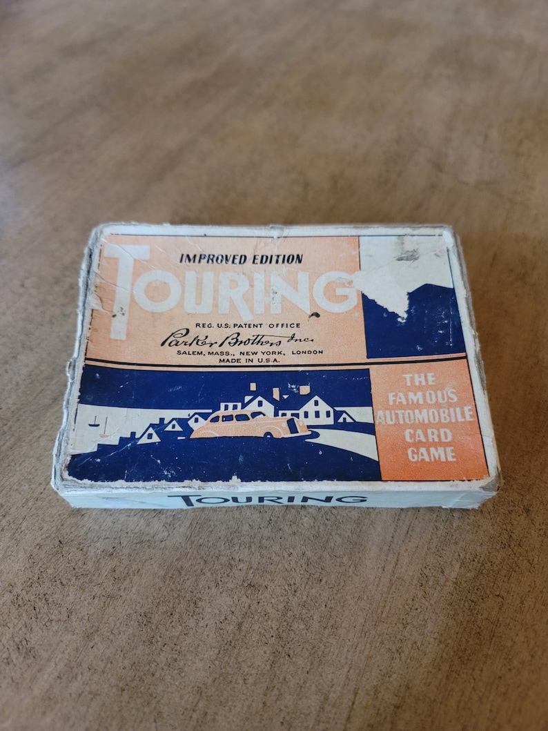 1930's Game Cards / Touring Card Game / Individual Cards / - Etsy