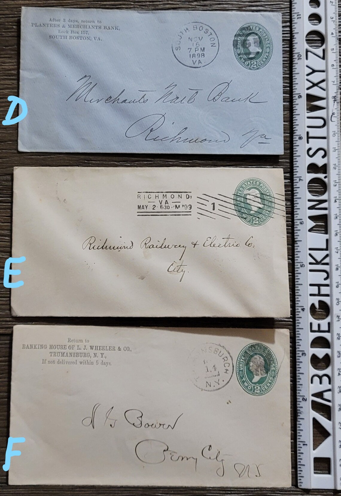 Stamped Envelopes From 1890s and 1900s Choice Free Shipping - Etsy