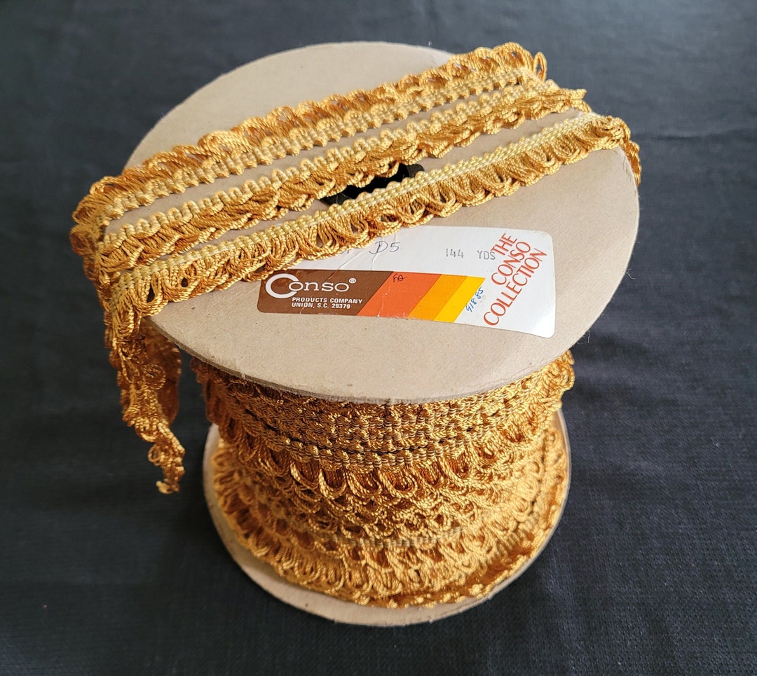 Copper Color Looped Gimp Braid Trim Upholstery Home Decor Crafts the ...