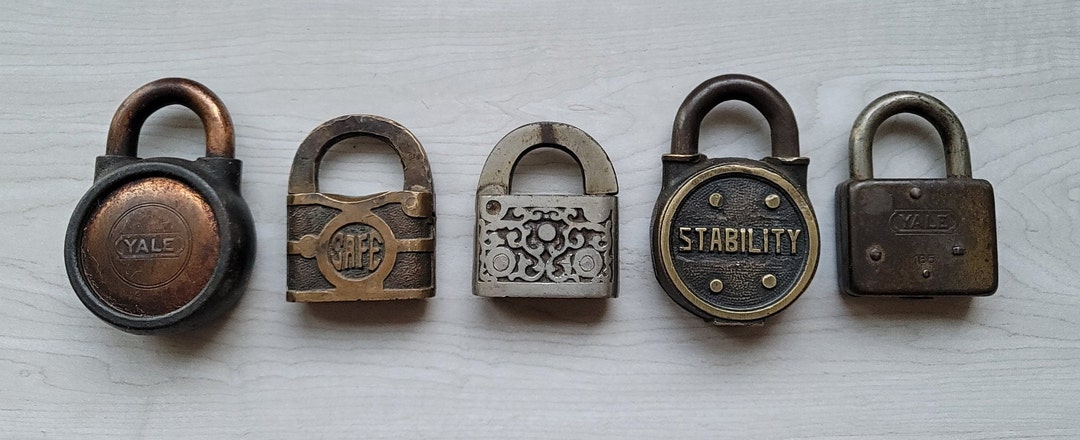 Cool Vintage Padlocks Pick One or Pick All Safe Stability Yale Towne - Etsy