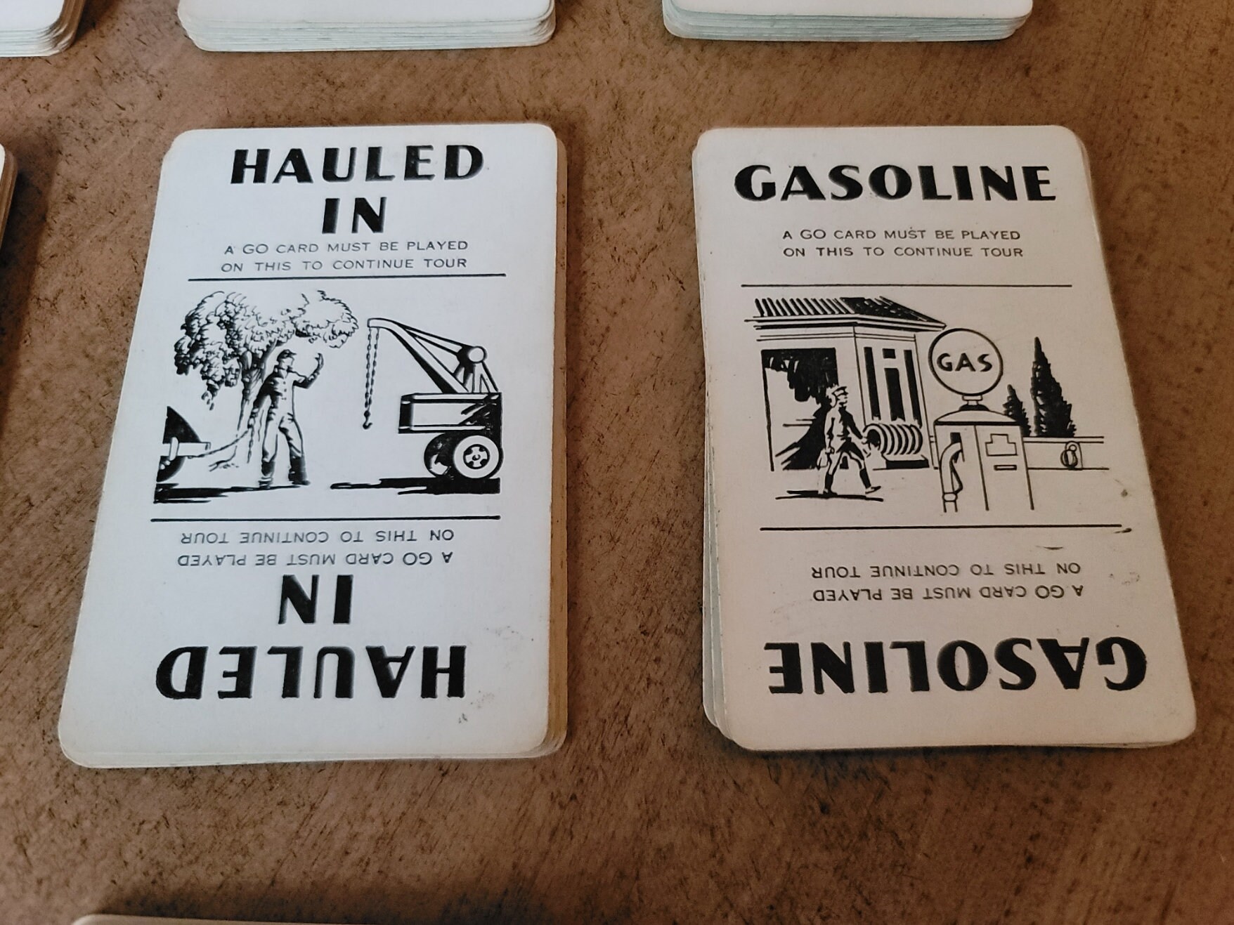 1930's Game Cards / Touring Card Game / Individual Cards / Parker ...
