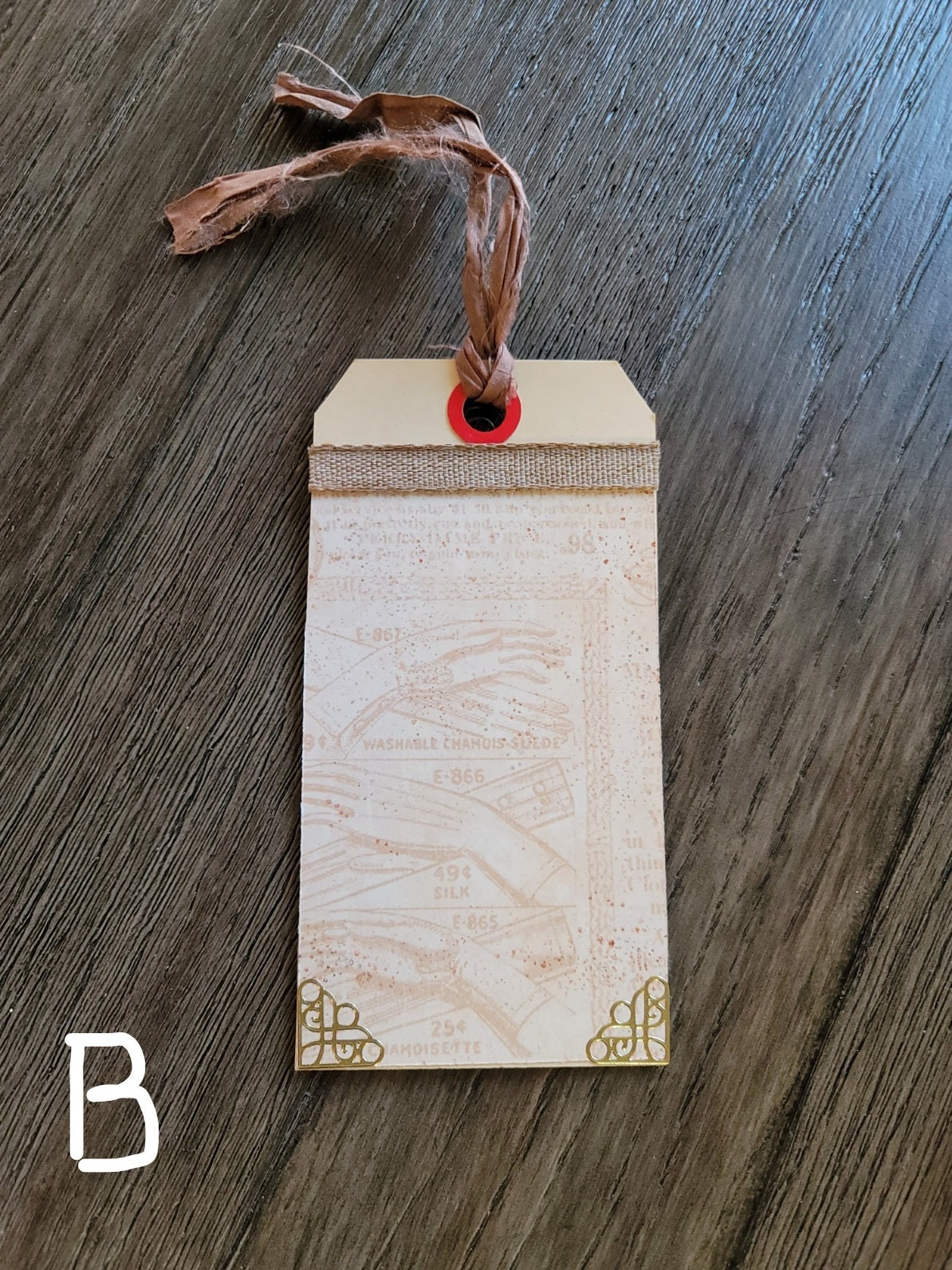 Choice Handmade Art Tag / Journal Tag / Gift Tag / Bookmark / Shabby ...