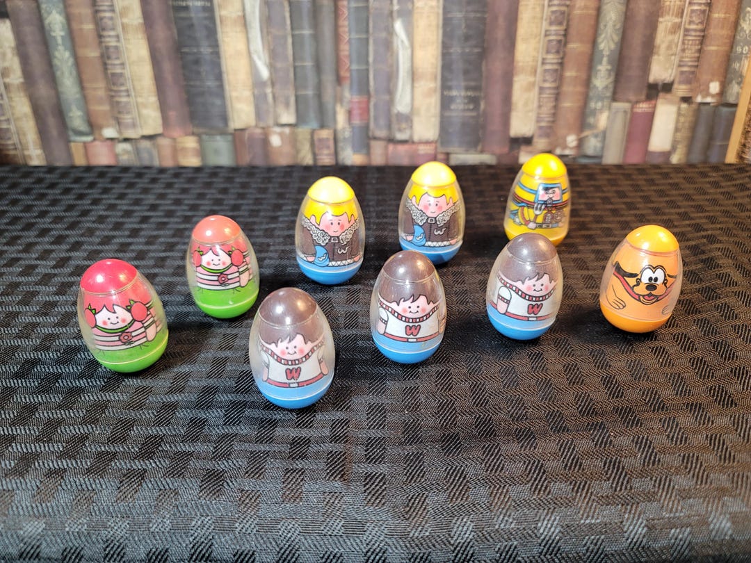 Vintage Weebles Wobble but They Don't Fall Down Girl Pluto Man Pilot W ...